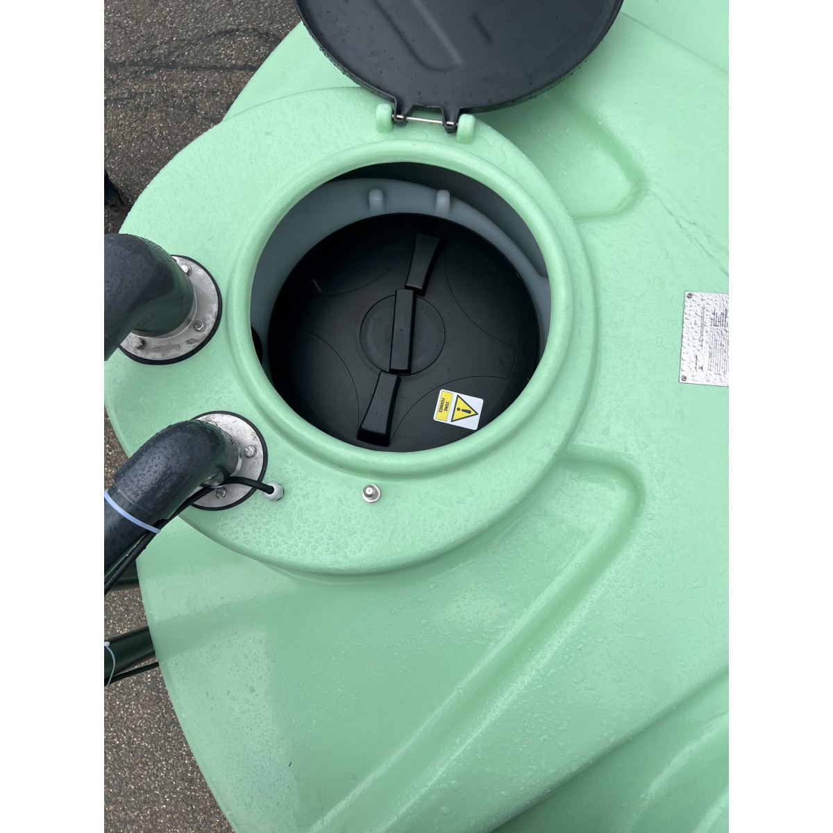 Citerne azote double paroi PEHD 12 500 L avec pompe immergée 450L/min ...