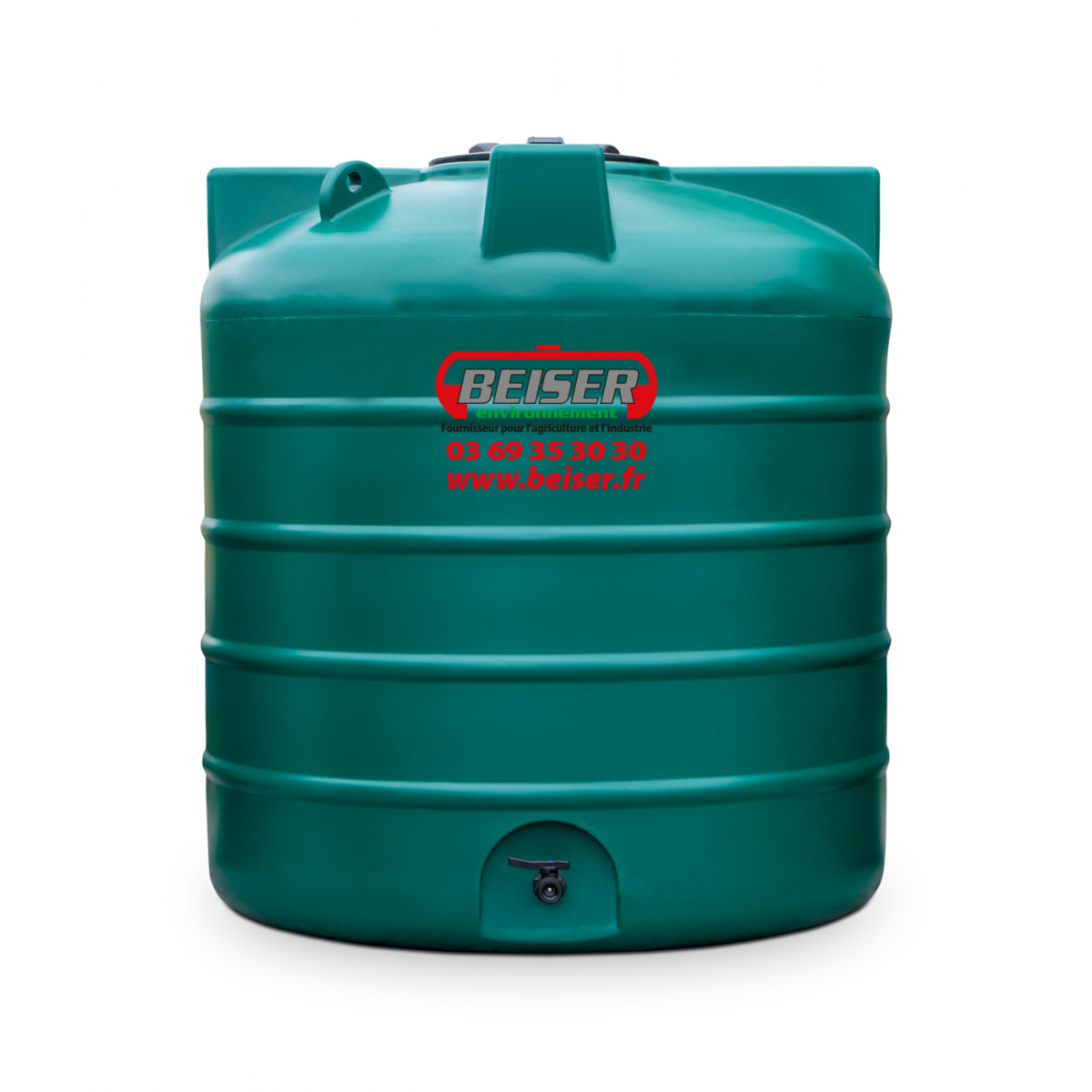 Citerne verticale en PEHD pour stockage d’Eau 2000 litres – Beiser