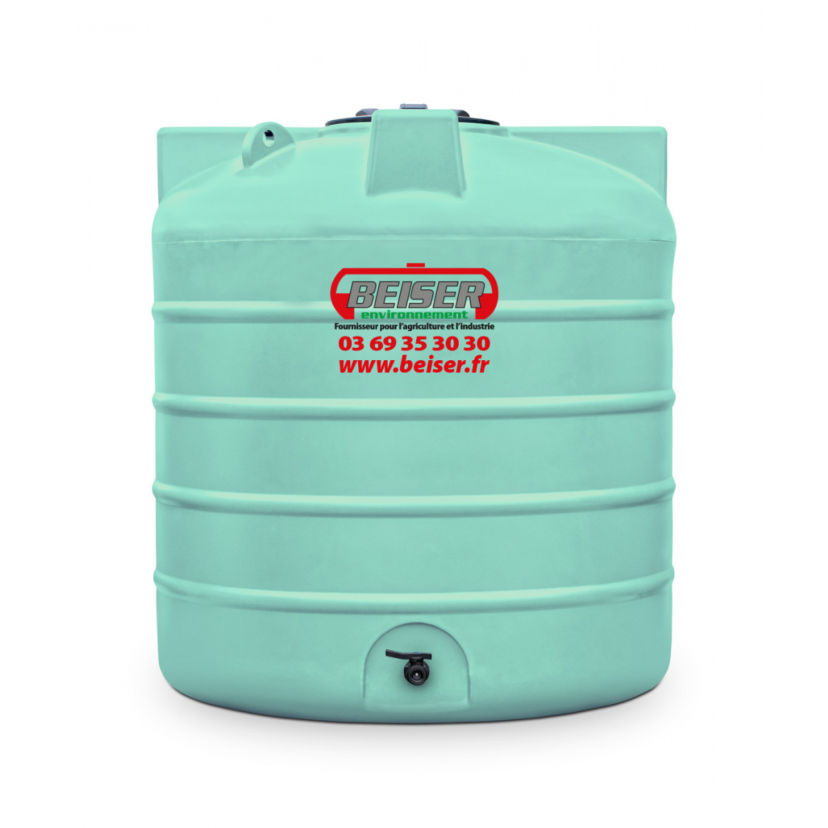 Citerne verticale en PEHD pour stockage d’Eau 2000 litres – Beiser