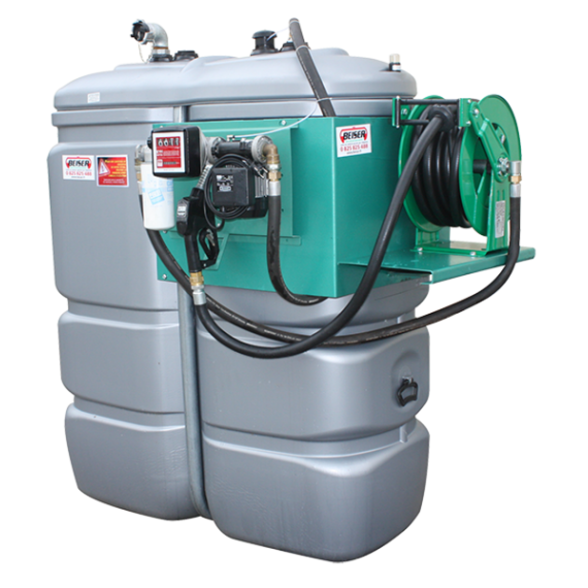 Station Citerne Fioul PEHD traitement anti-odeur 1500 litres – Beiser