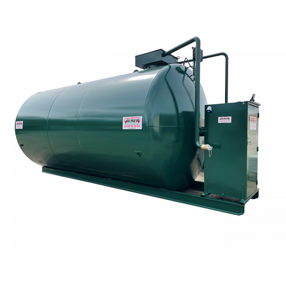 Station fuel acier double paroi NN2G 60 000L Ø3000 (Coffre-Fort ...