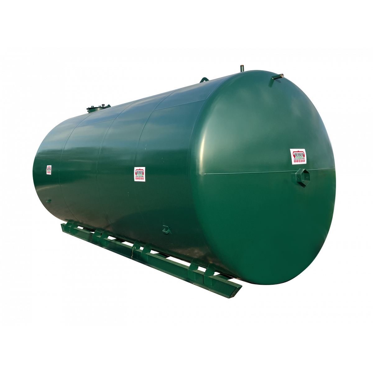 Citerne acier double paroi fioul pose aérienne 20000L | Stations en ...