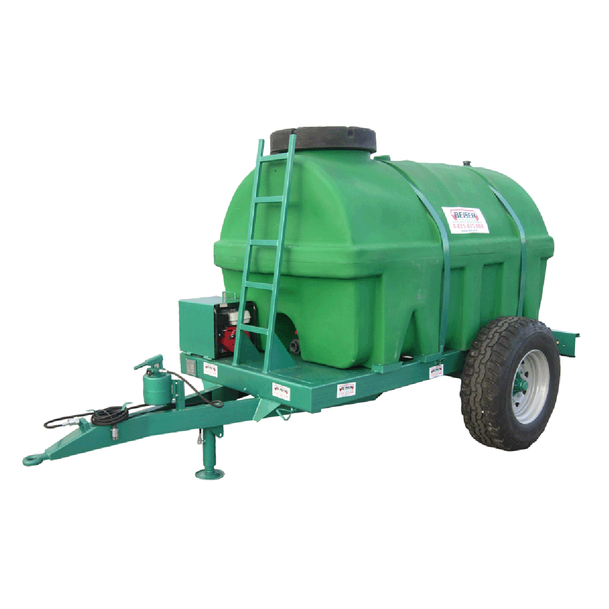 Citerne PEHD 6500 l sur châssis pour le transport Eau, Engrais – Beiser