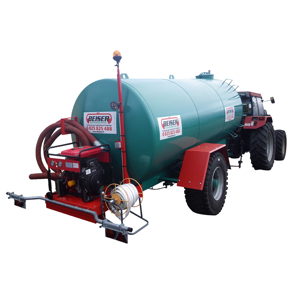 Citerne à eau 10 000 litres, Pompe et Lance à incendie - Beiser