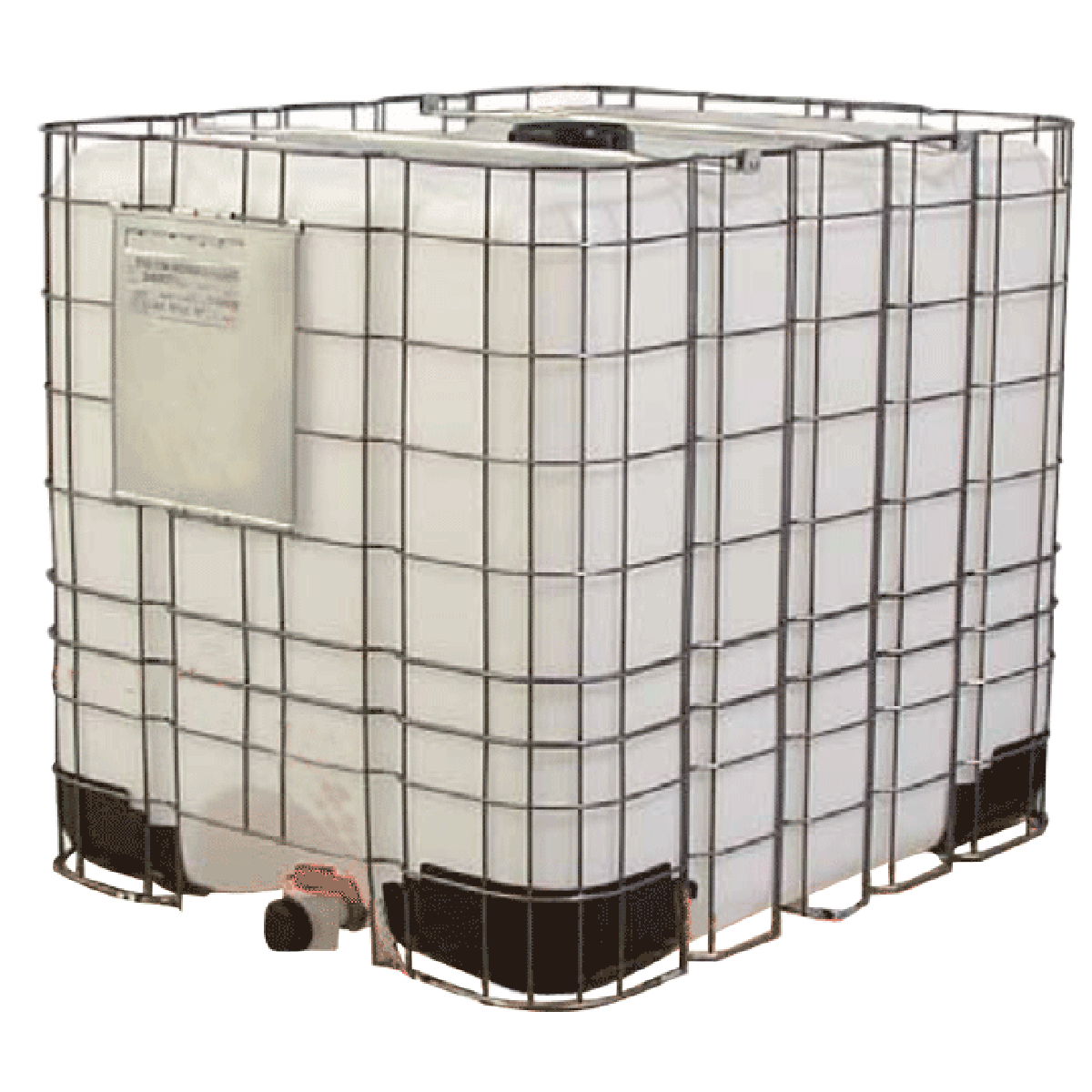 Cubi PEHD grillagé 1000 L sur palette
