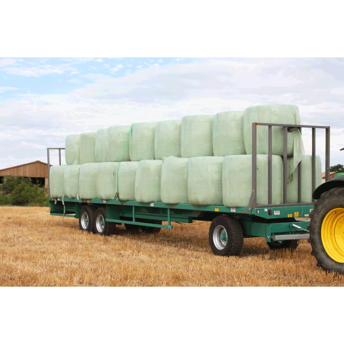 Remorque 12 m plaque tournante - Modèle Lourd roues de 435/50R/19.5 ...