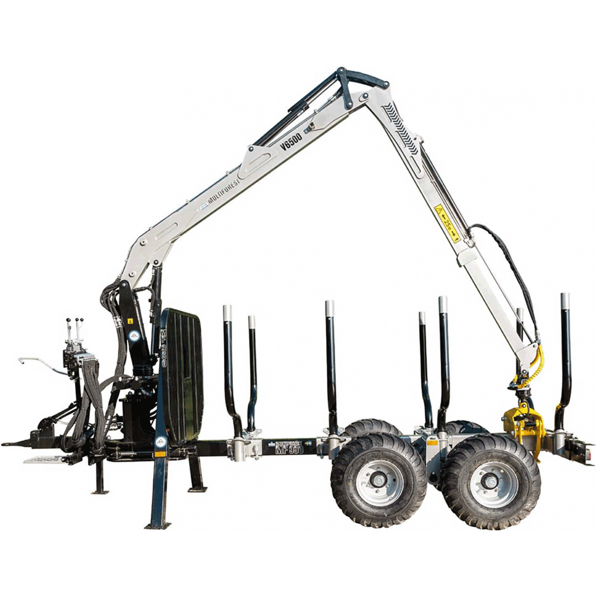 Remorque forestière 12 tonnes