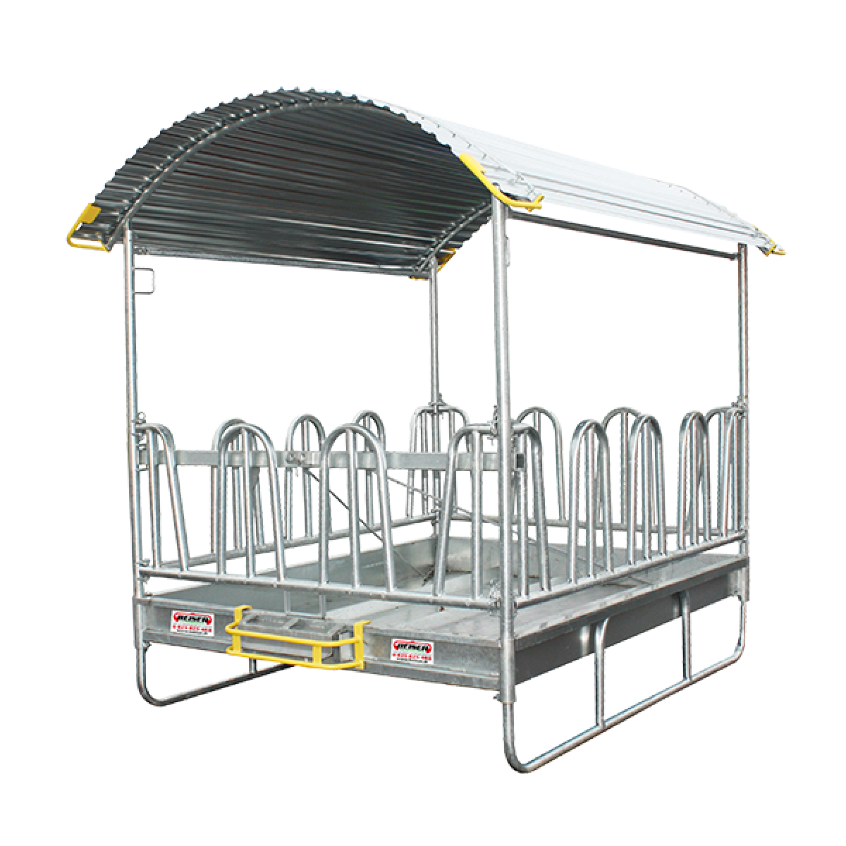 Râtelier à Arceaux 2 x 2 m, 12 têtes – Beiser