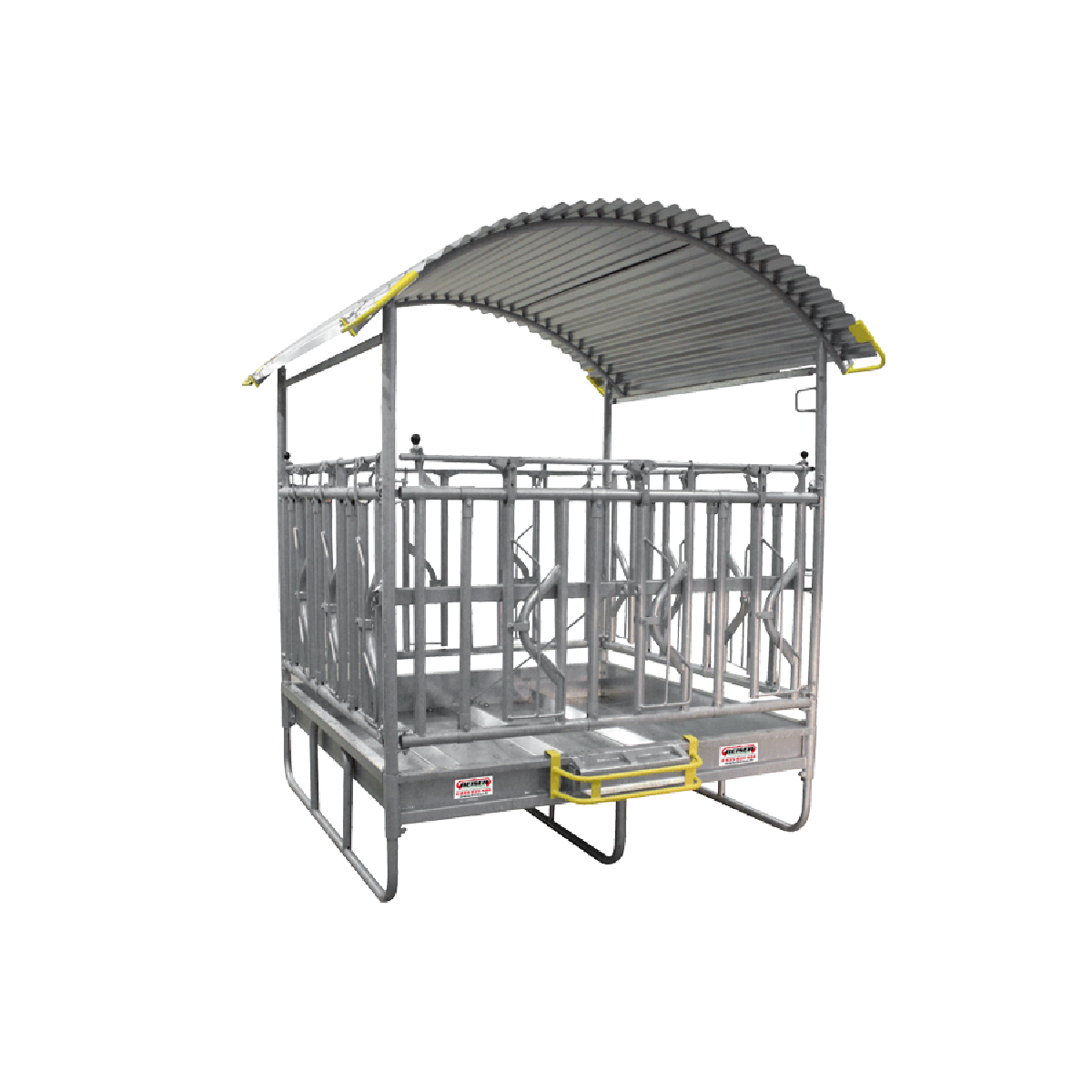 Râtelier Cornadis sécurisé, 14 bêtes, 2 x 3 m – Beiser