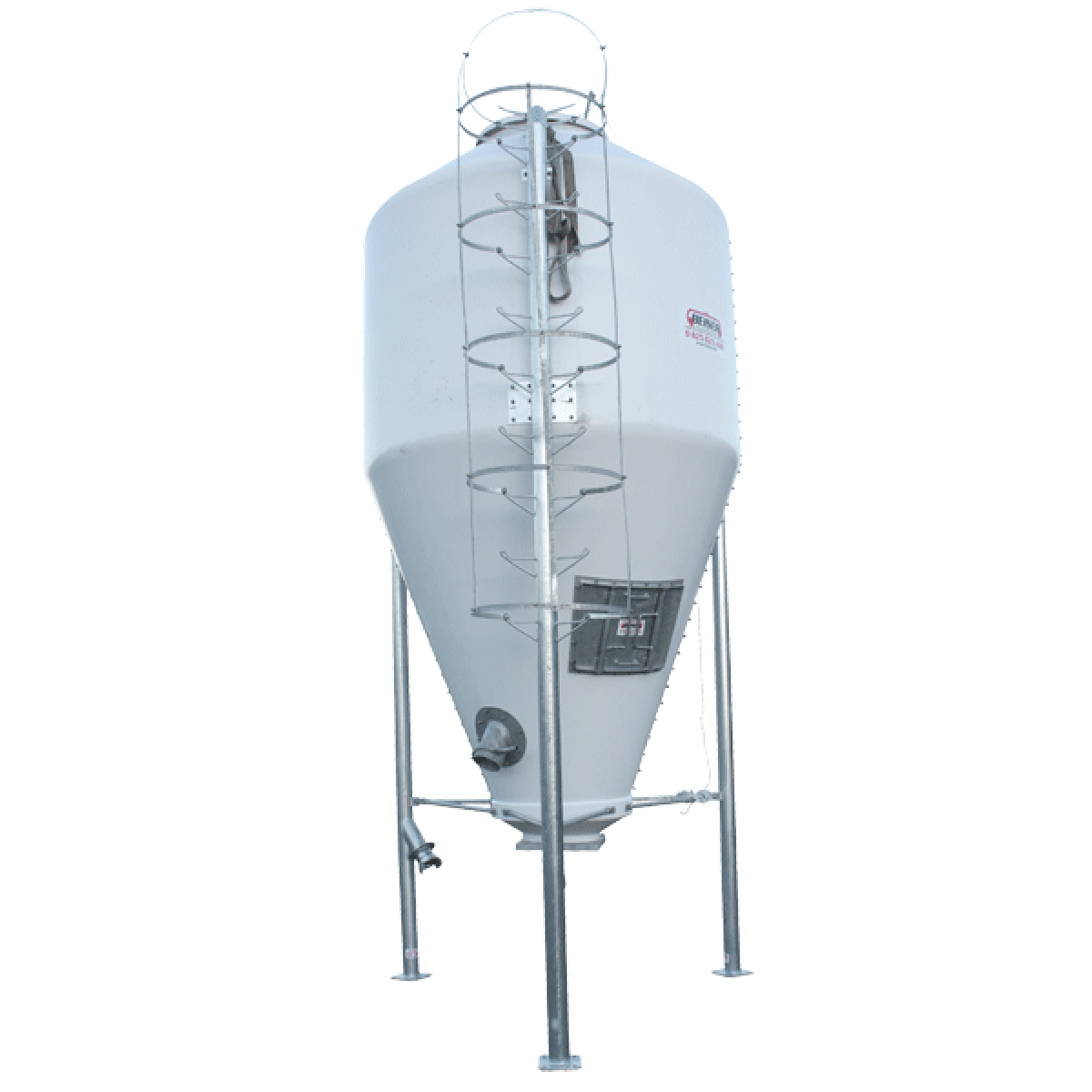 Silo polyester en KIT capacité 15m3 complet | Silos polyester en kit ...