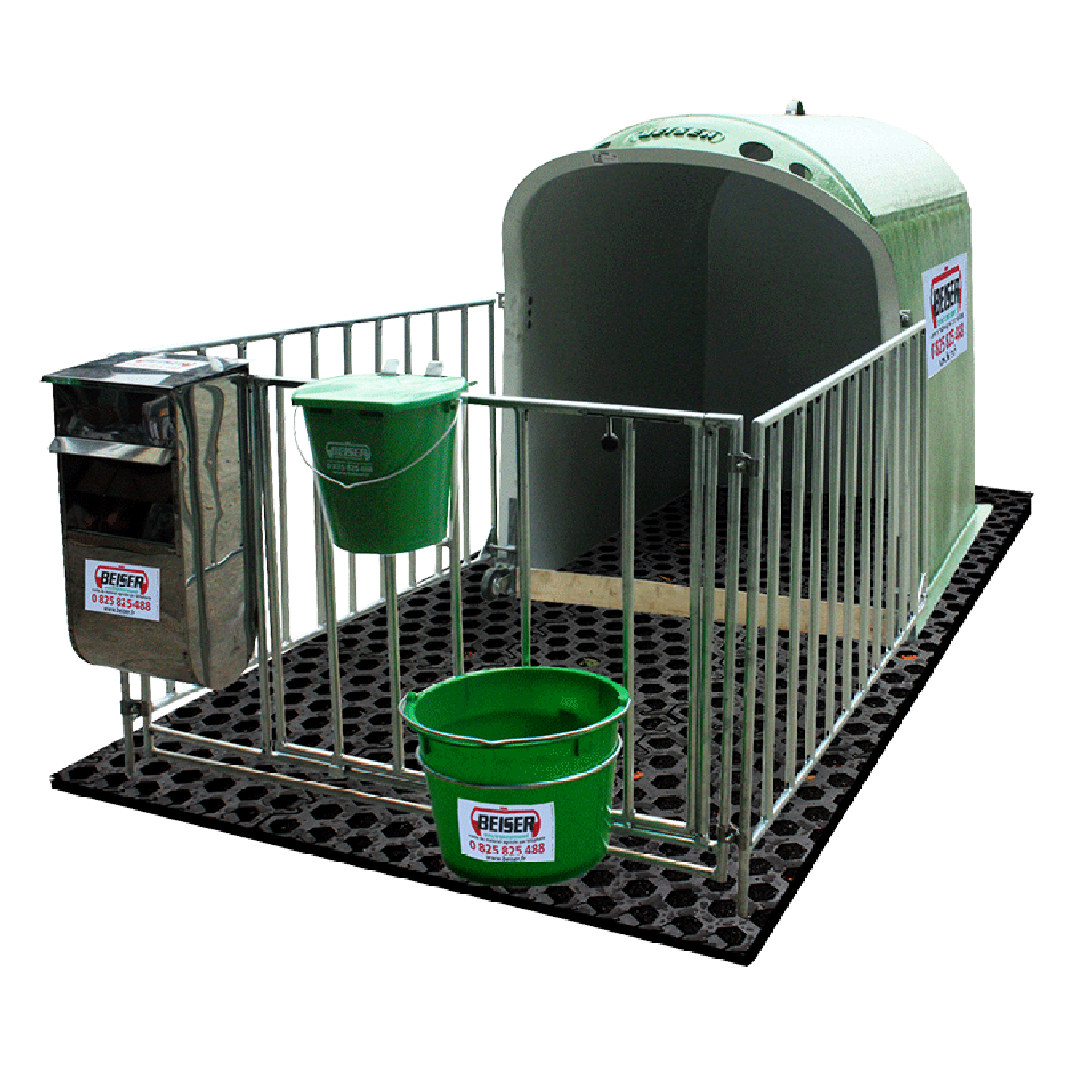 Beiser Environnement - Niche 1 veau polyester isolée complète avec ...