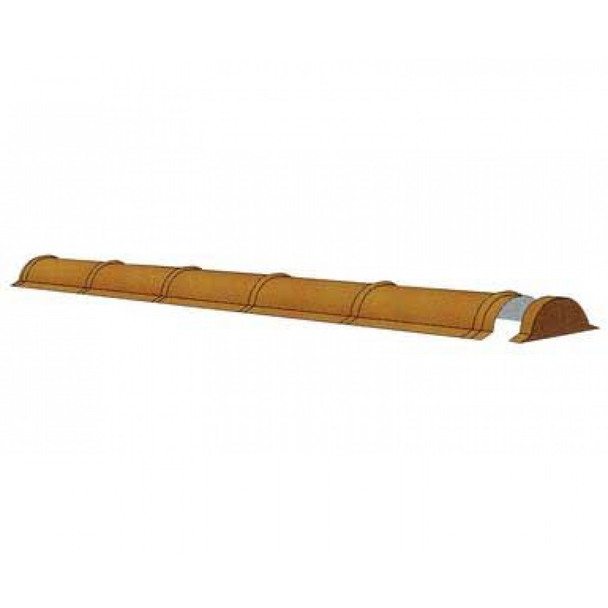 Embout Faitière pour Tôle TUILE TERRA COTTA | Faitière | Accessoires ...