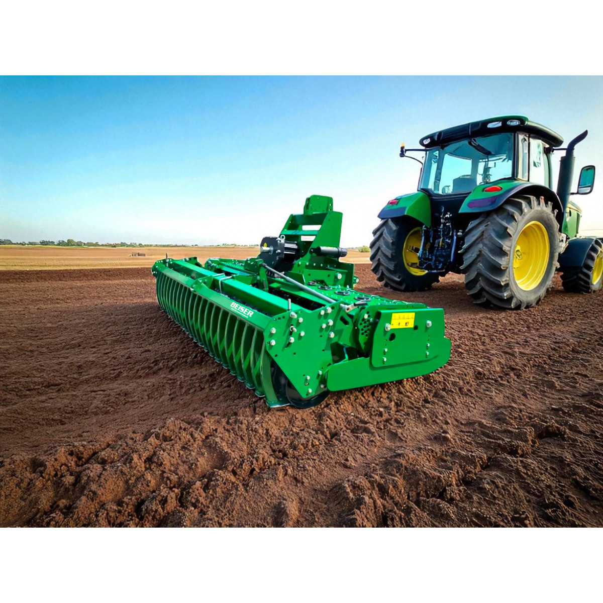 Herse rotative 3M avec rouleau, gamme lourde pour tracteur 130 - 160 CV