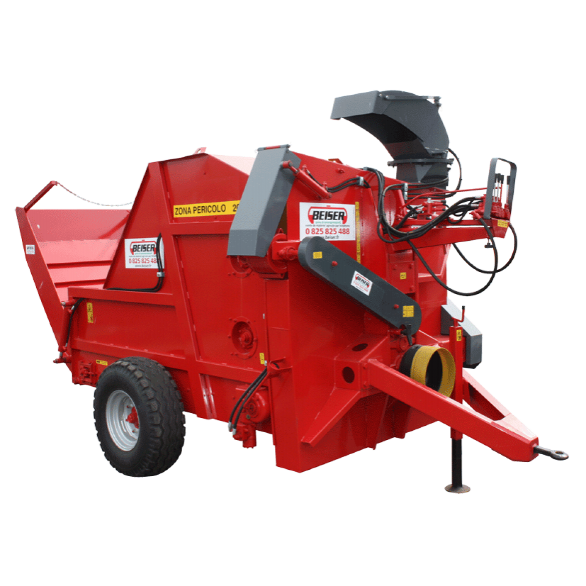 Pailleuse P200 - 2 démêleurs
