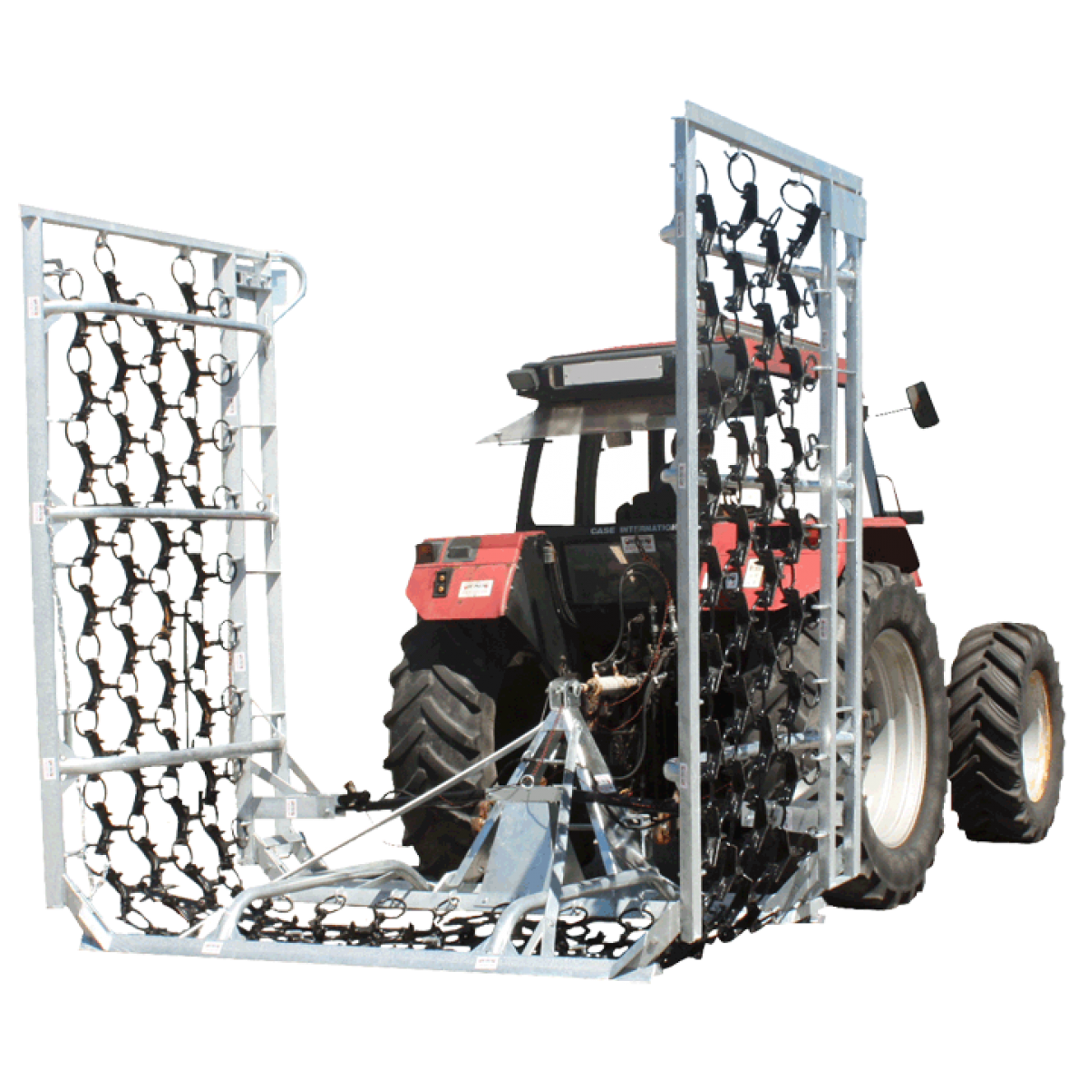 Beiser Environnement - Herse de prairie galvanisée en 8 m