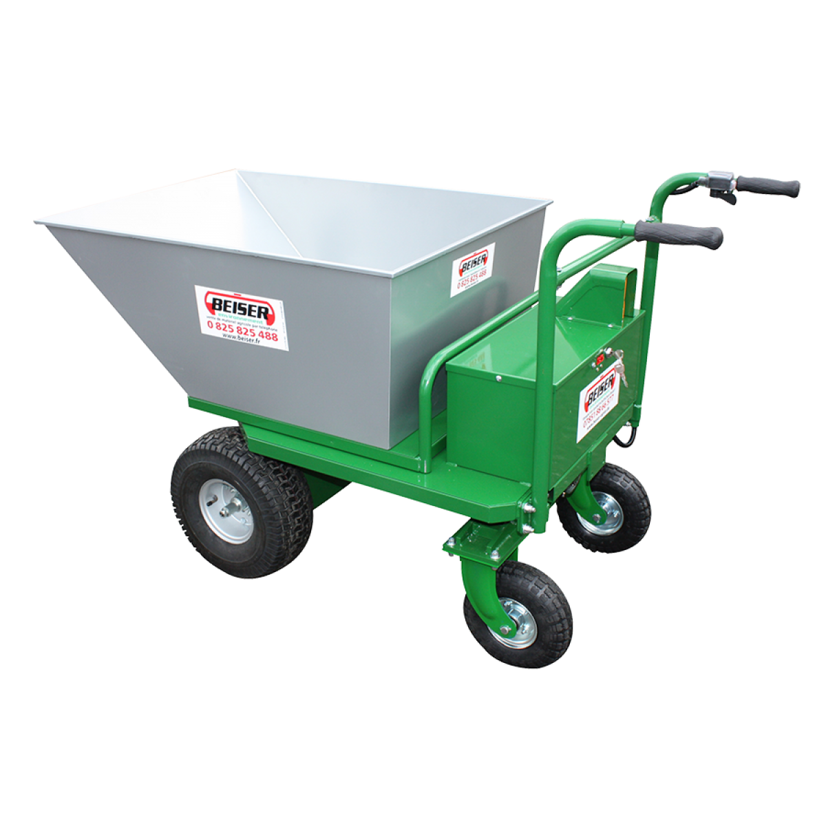 Beiser Environnement - Brouette électrique modèle "confort +" grand volume