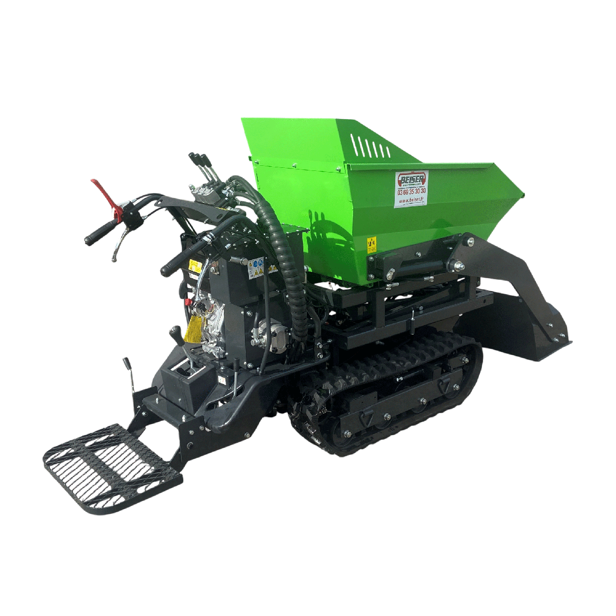 Mini-Dumper électrique levage hydraulique 500 kg