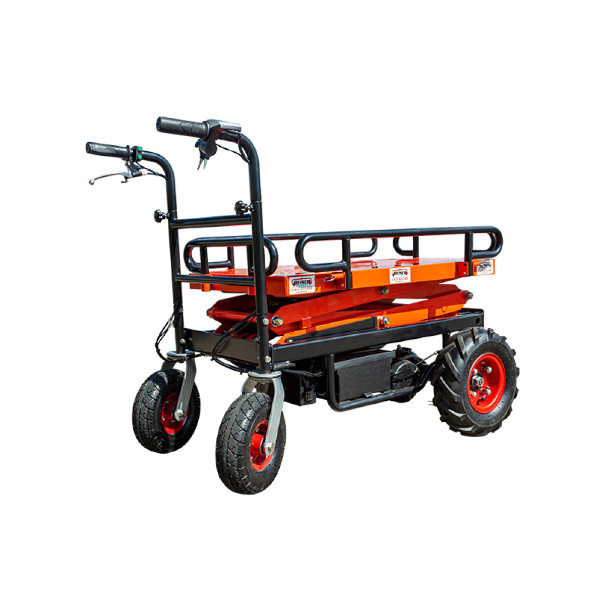 Beiser Environnement - Chariot élévateur électrique mobile 4 roues