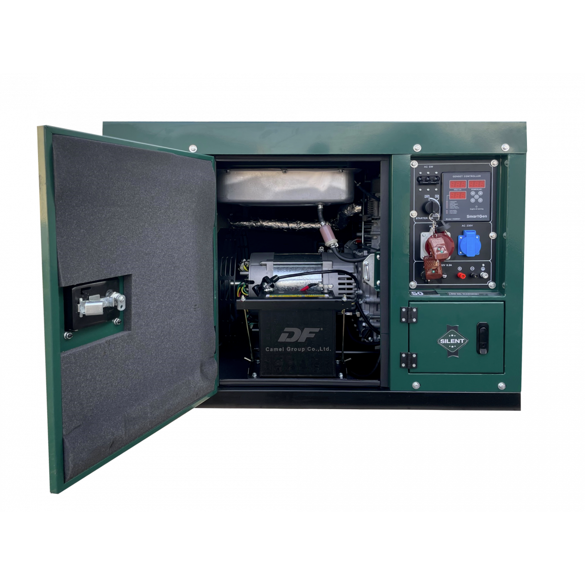 Groupe électrogène diesel insonorisé 8 kW triphasé - Beiser Environnement Groupe électrogène diesel insonorisé 8 kW triphasé - Beiser Environnement