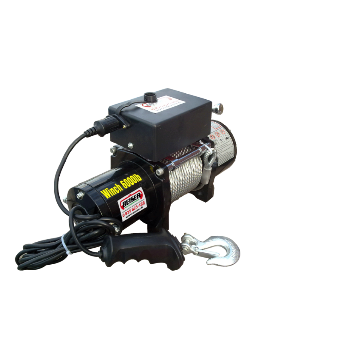 Beiser Environnement - Treuil électrique 12V 2,7 tonnes + télécommande ...