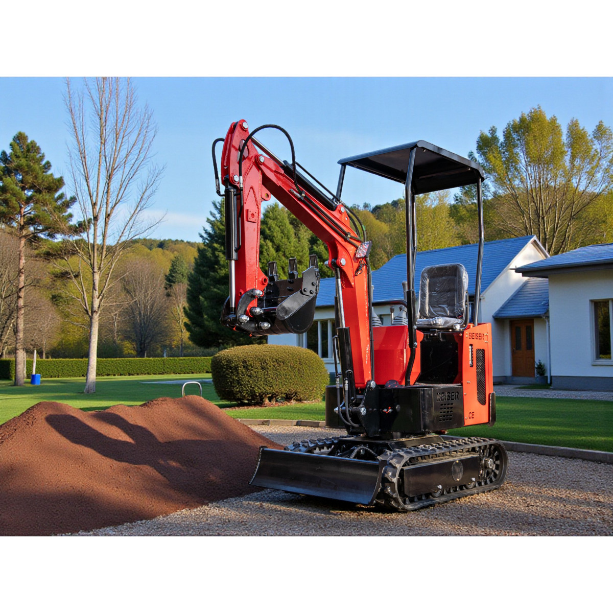 Mini pelle 900kg