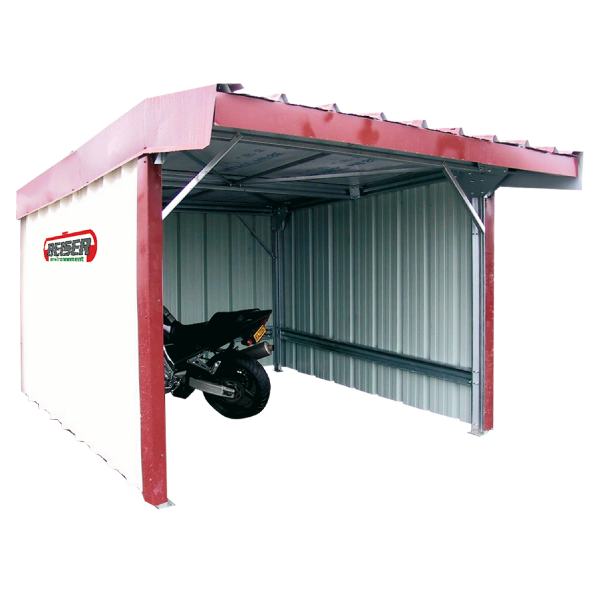 Abri en kit bardé - haut de gamme 4 x 5 m | Abris en kit haut de gamme ...