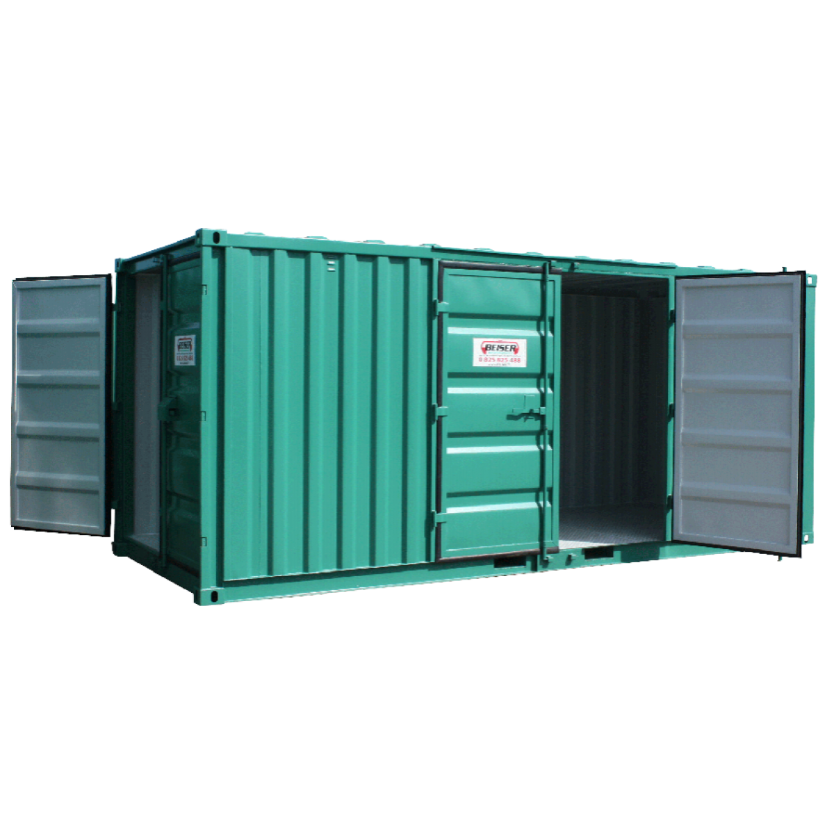 Container de stockage - Modèle LC 20, 32 m3, avec portes latérales et ...