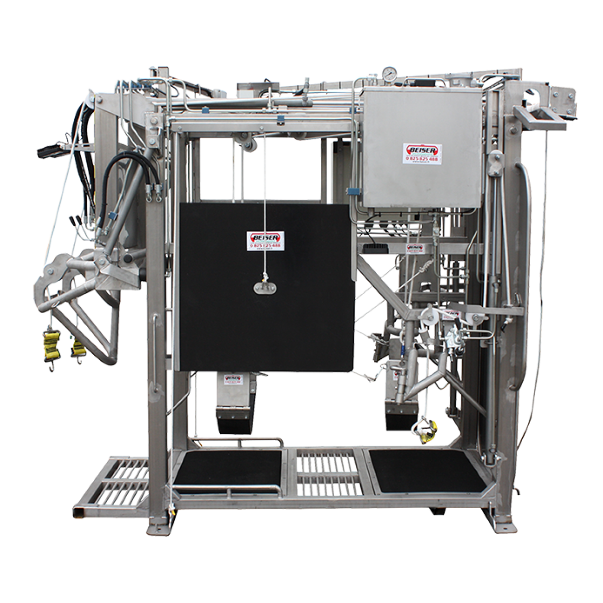 Cage de contention pro "4 étoiles" en inox, électrique et hydraulique ...