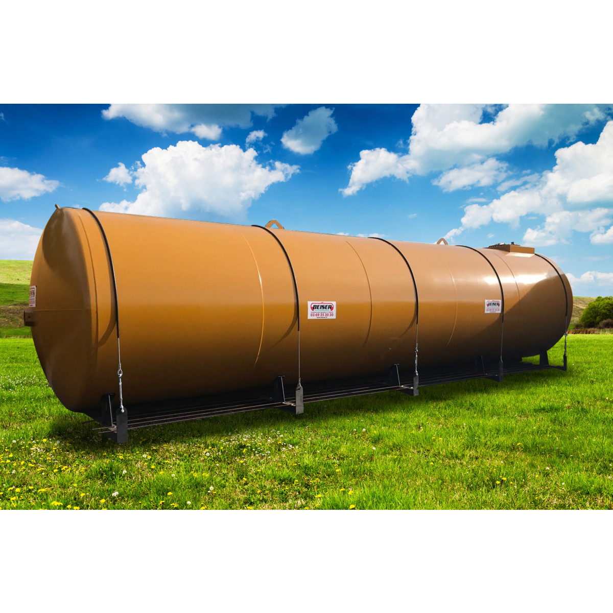 Beiser Environnement - Station azote neuve double parois à enterrer ...