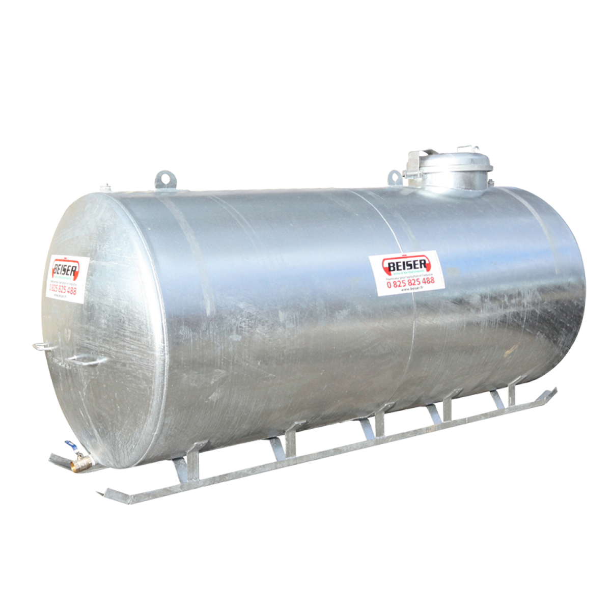 Citerne à Eau, Acier Galvanisée 8000 litres – Beiser Environnement
