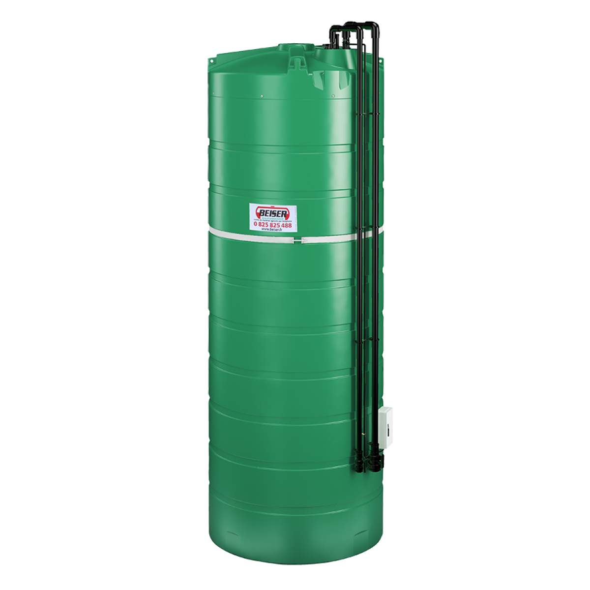 Citerne PEHD verticale double paroi 25000 litres | Citernes en Polyéthylène | Citernes d’engrais ...