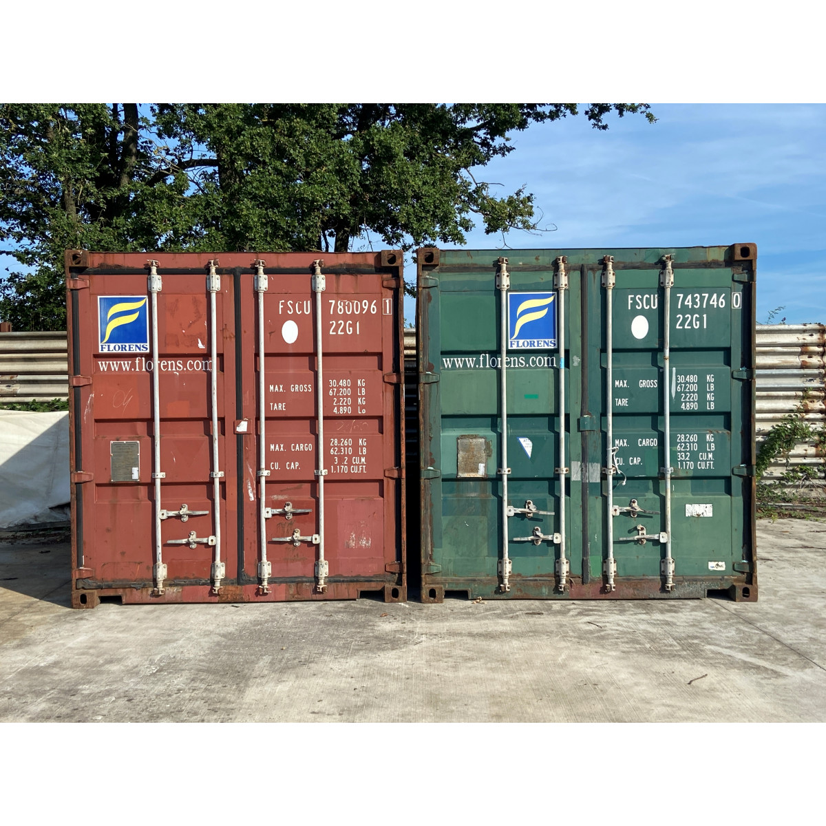 Conteneur maritime dernier voyage 8 pieds