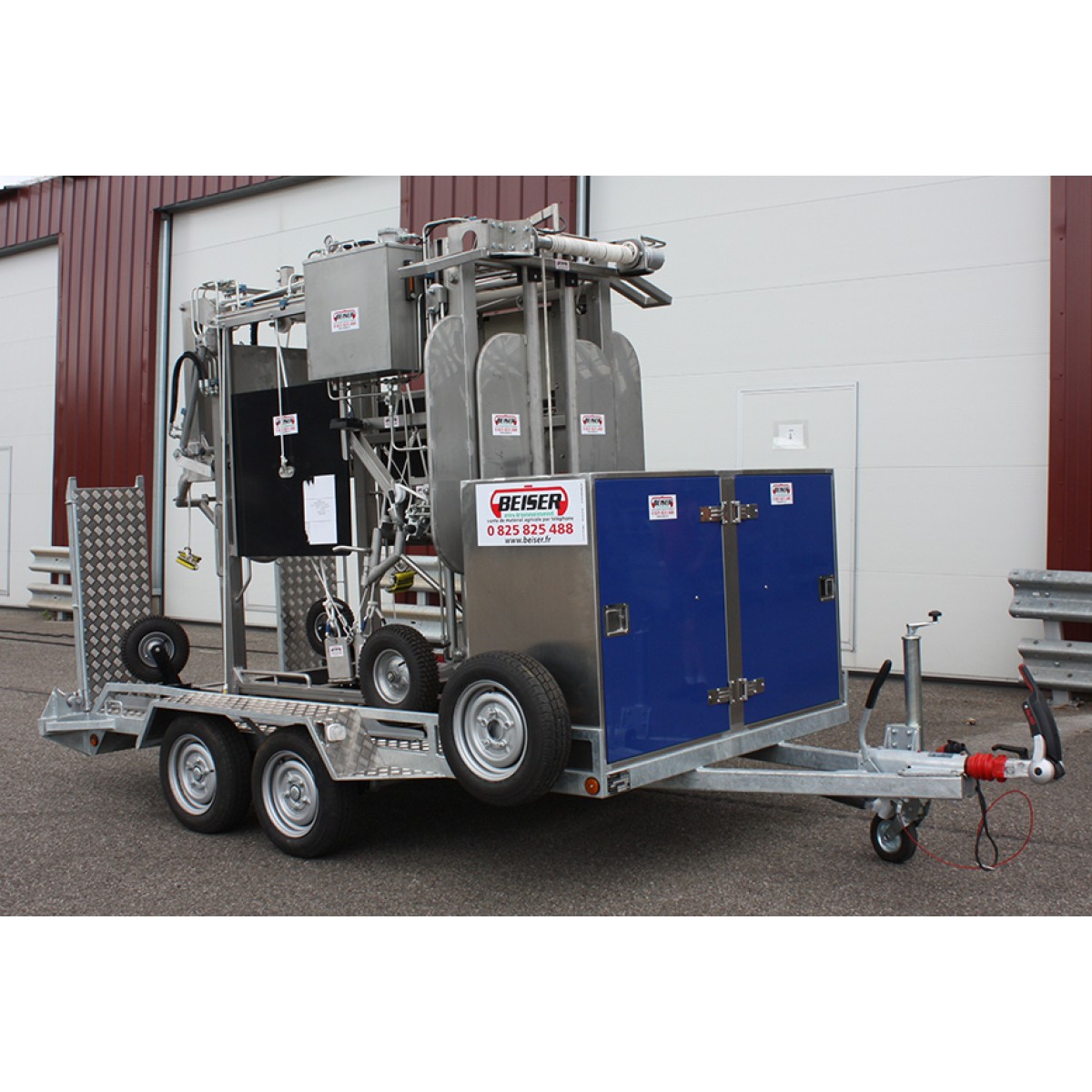 Cage de contention pro "4 étoiles" en inox, électrique et hydraulique ...