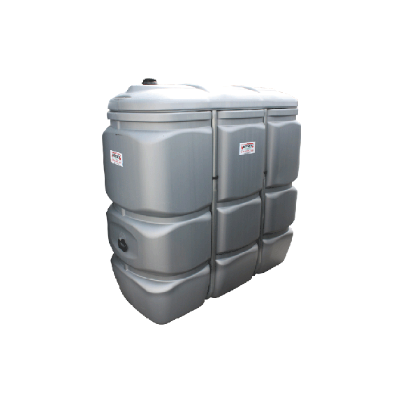 Citerne de récupération double paroi pour huiles usagées PEHD 1500L ...
